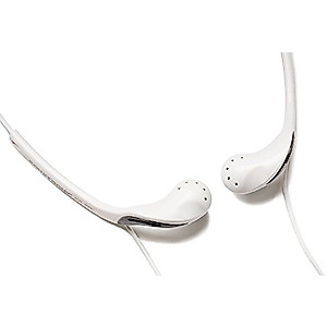 SONXTRONIC White ICE Xdr-8001 Vertical in Ear Ultralight Sport Running Headband Headphones (mdr-w08l Style White and Silver)