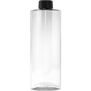 VViViD Empty Plastic Spray Clear Bottles BPA-Free Food-Safe (3 Pack (16oz))