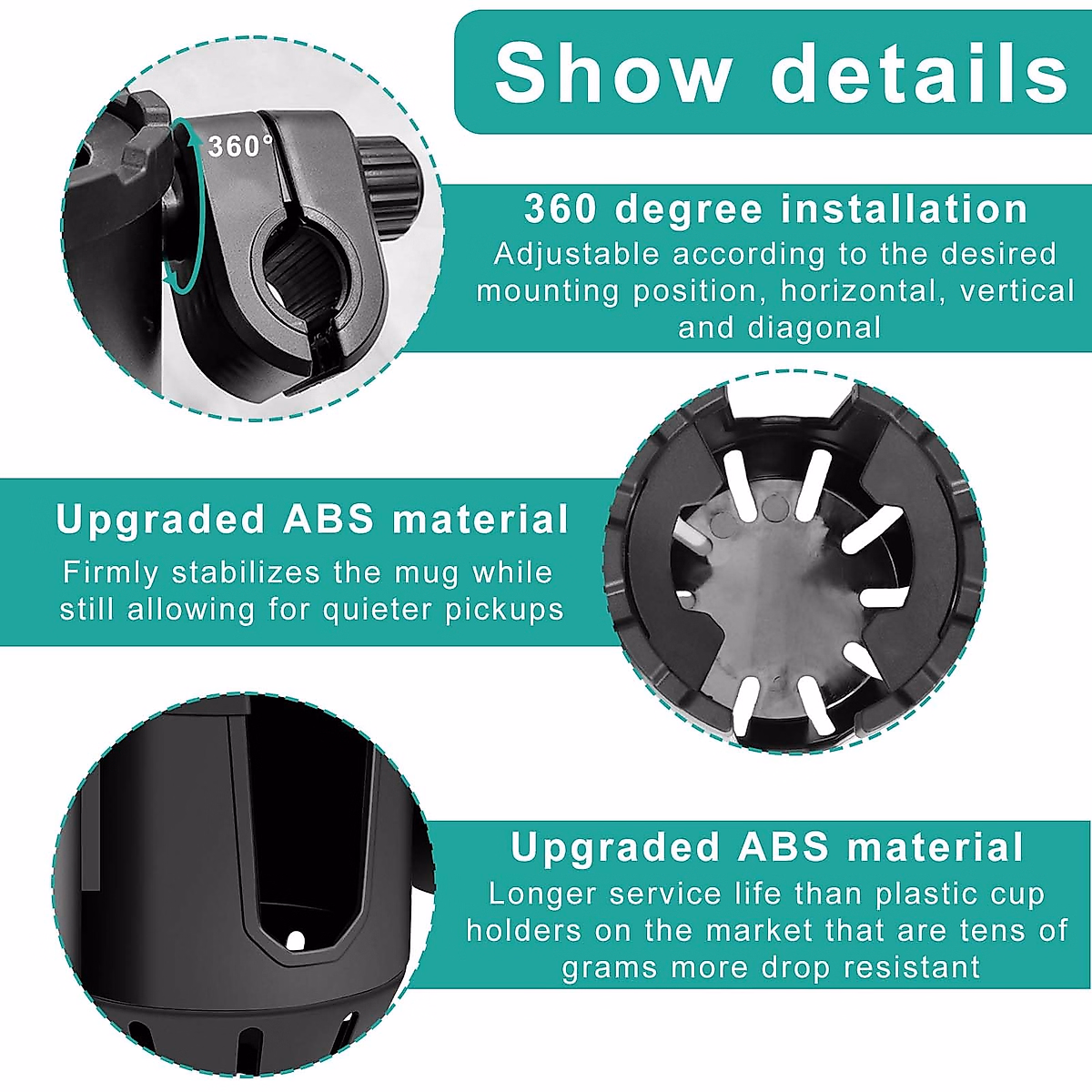 Vodolo Tree Stand Cup Holder - Tethered Saddle Hunting Platform System Kit - 1PCS