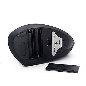 Ai5G Bluetooth 4.0 Mouse Ergonomic Vertical Mouse Wireless Computer Mice for PC Laptop MAC (Black)