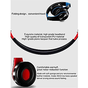 Lmminer Wireless On-Ear Bluetooth 5.0 Headphones, Foldable Sport HiFi Stereo Sound Headset with Microphone Noise Canceling, Hi-Res Audio, 10 Hours Playtime,Green