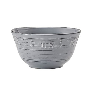 Pfaltzgraff Trellis Lodge 16 Piece Dinnerware Set, Service For 4, Gray