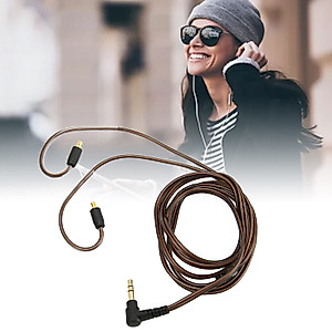 Yoidesu Earphone Upgraded Cable, 3.9ft Replacement Oxygen Free Copper Earbuds Cable 3.5mm Headphone Wire with A2DC Interface for ATH CKS1100 E40 E50 E70 LS200 LS300 LS400 CKR90 CKR100 LS50