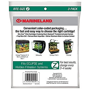 Marineland Eclipse Replacement Filter Cartridges, For aquarium Filtration