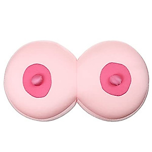 FOMIYES Breast Boob Pillow Novelty Boobs Breasts Pillow Cushion Funny Chest Pillow Plush Kawaii Toy Gift for Couples Home Living Room Decor