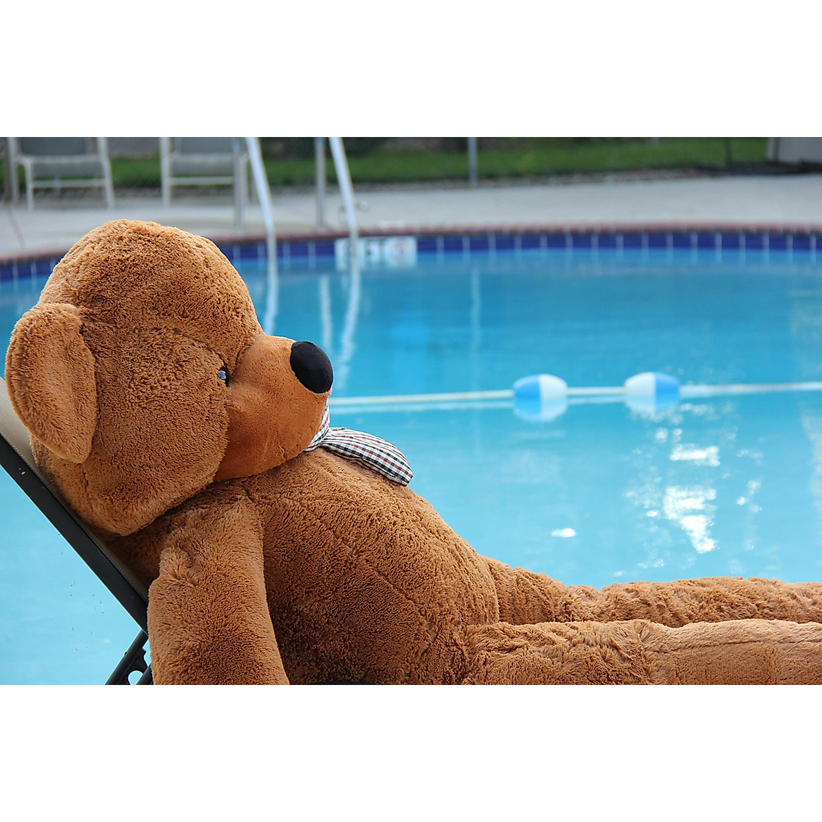 Joyfay 78" Giant Teddy Bear Huge 6.5 feet Stuffed Teddy Bear Soft Toy Valentine's Big Gift (Dark Brown)