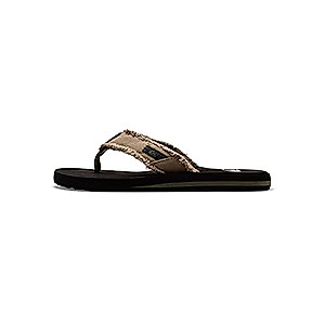 Quiksilver Men's Monkey Abyss 3 Point Sandal, Green/Black/Brown, 10 M US