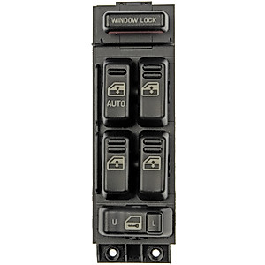 Dorman 901-090 Front Driver Side Power Window Switch- Front Driver Side, 6 Button Compatible with Select Cadillac / Chevrolet / GMC Models