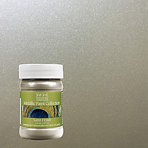 6 oz Modern Masters ME206 Champagne Metallic Paint Collection, Satin Water-Based Decorative Metallic Paint