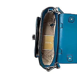 Michael Kors Manhattan Medium Top Handle Bag School Satchel - Lagoon