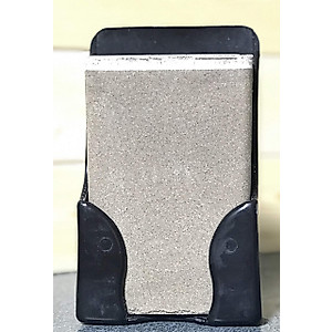 LBH Market Small Plastic 4lb Mineral Salt Block Holder for Deer, Whitetail, Goat, Horse - Salt Lick Block, Stall Wall Fasteners Included (Black)