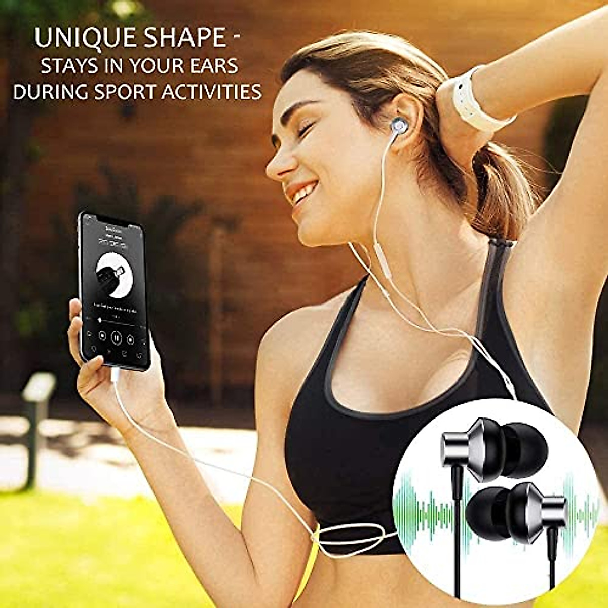 klangdorf Wired Earphones with Microphone