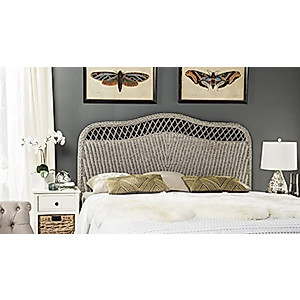 Safavieh Home Collection Sephina Antique Grey Rattan Headboard (Queen)