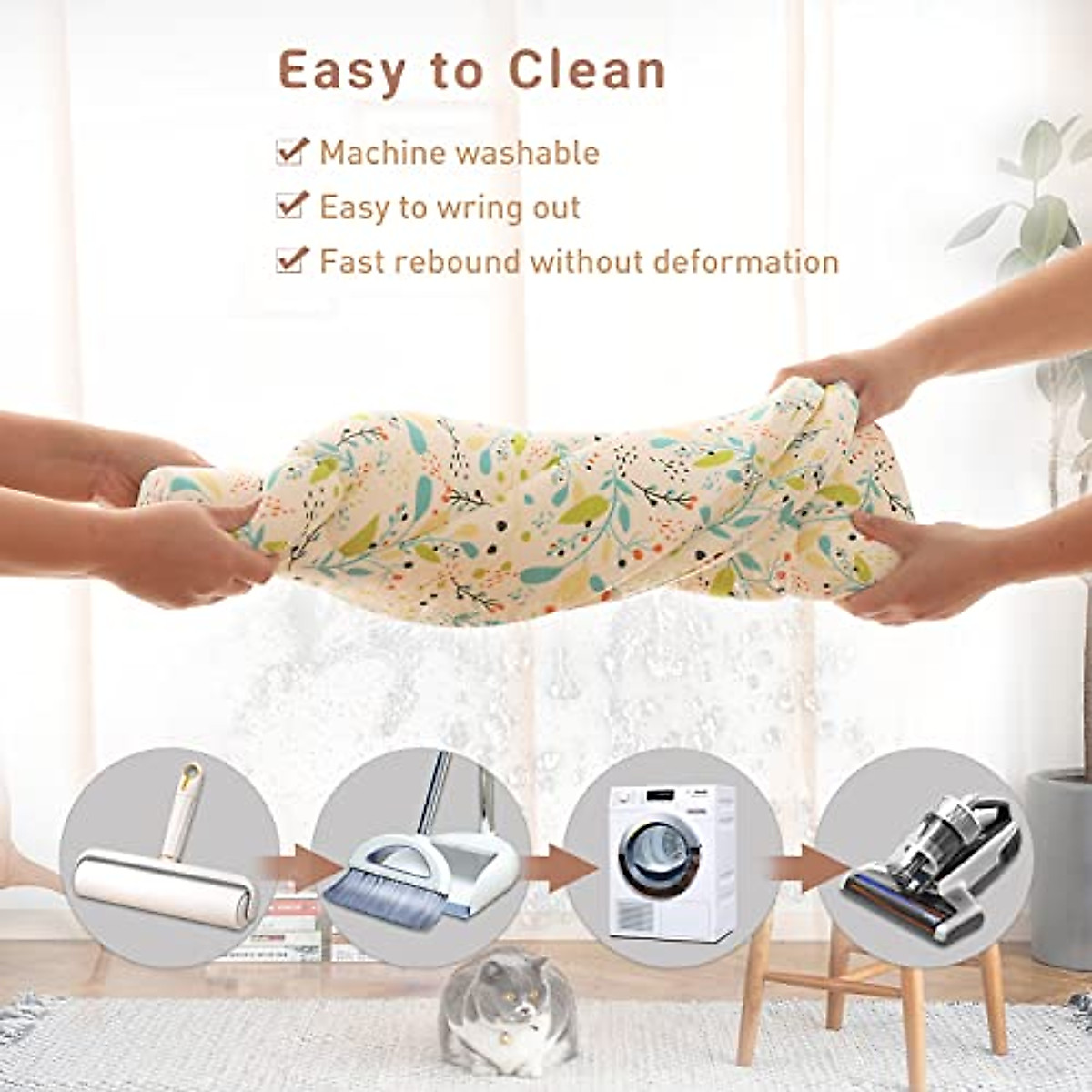 Magic Dog Medium Crate Bed & Pad, Super Soft Pancake Style, Machine Washable, 28-Inch