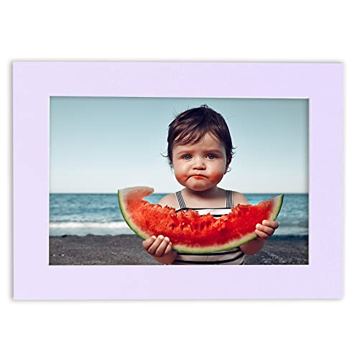 8.5x11 Mat for 11x17 Frame - Precut Mat Board Acid-Free Light Purple 8.5x11 Photo Matte For a 11x17 Picture Frame, Premium Matboard for Family Photos, Show Kits, Art, Picture Framing, Pack of 100 Mats