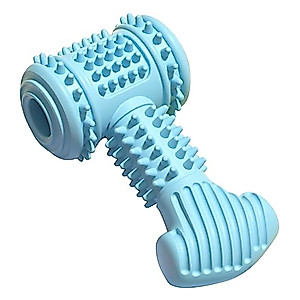 Dog Toy Cleaning Accessories Cleaning Toys Chew Toys Dog Toys Small Dogs Toys Dental Dog Chew Toy Wear-Resistant Chewing Toy Compact Chewing Toy TPR Household Set Pink Toys (Color : Sky-Blue