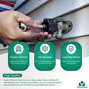 630-8500 Wall Hydrant Complete Service Repair Kit Replaces for Prier 300, 400 & 500 Series Mansfield Style Hydrants for Diamond 300 & 400 Series Wall Hydrants