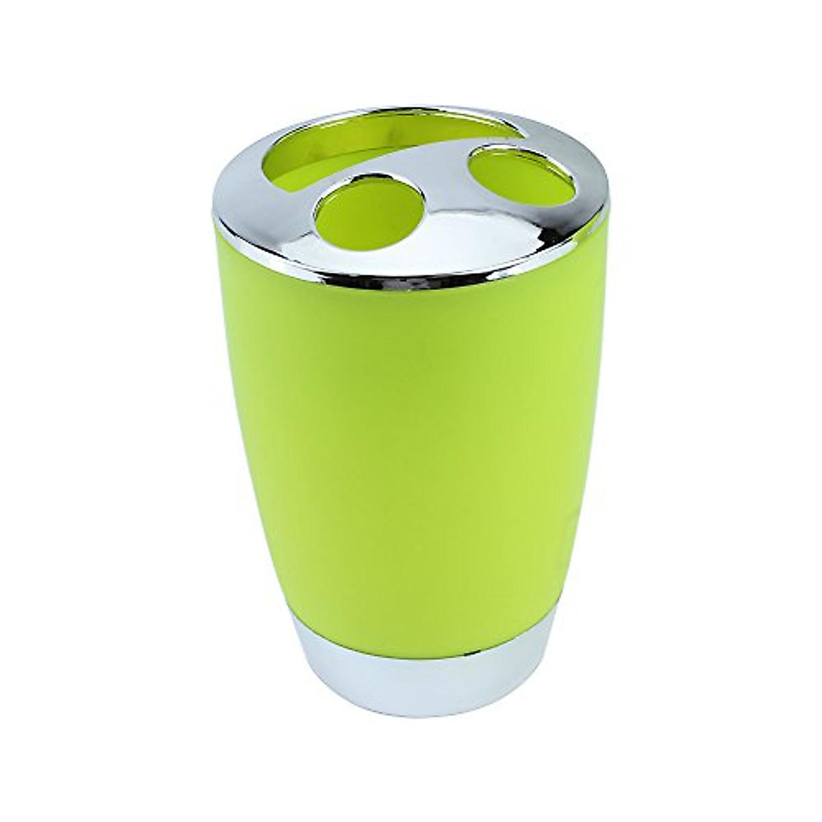 GOTOTOP Lime Green Bathroom Accessories Green Bathroom Accessories Set Bathroom Sets Accessories 6PCS Includes Toothbrush Holder,Waste Bin,Soap Dish,Toilet Brush,Rinse Cup Sprayer Bottle,Green