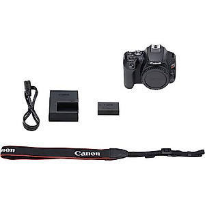 Canon EOS Rebel SL3 DSLR Camera (Body Only) + LED Light + Microphone + Video Accessory Bundle