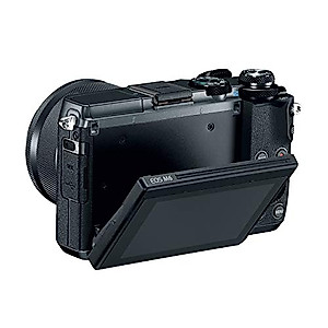 Canon EOS M6 (Black) EF-M 15-45mm f/3.5-6.3 is STM Lens Kit (Renewed)