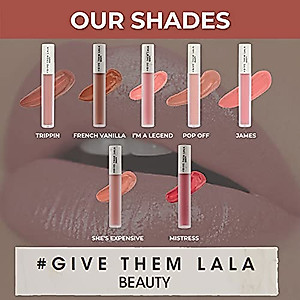 GIVE THEM LALA Lip Gloss - CALM DOWN High Shine Tinted Lip Gloss - Full Coverage Pigmented Lip Makeup for Women - Lightweight, Long Lasting Lip Color - Non-Sticky Lip Glosses - Cruelty-Free