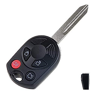 OCPTY 1 X Flip Key Entry Remote Control Key Fob Transmitter Replacement for 2000-2016 for Ford for Escape for Edge for Explorer for Flex for Focus for Fusion for Mustang Crown Victoria OUCD6000022