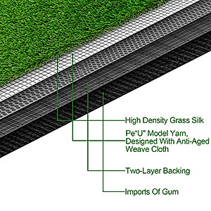 6 Pcs Artificial Grass Rug,Chicken Nesting Pads Carpet for Chicken Bedding Nesting Box Pads, 12"x12" Washable Synthetic Grass Pads for Chicken Coop Laying Box for Laying Eggs, Sturdy, Reusable