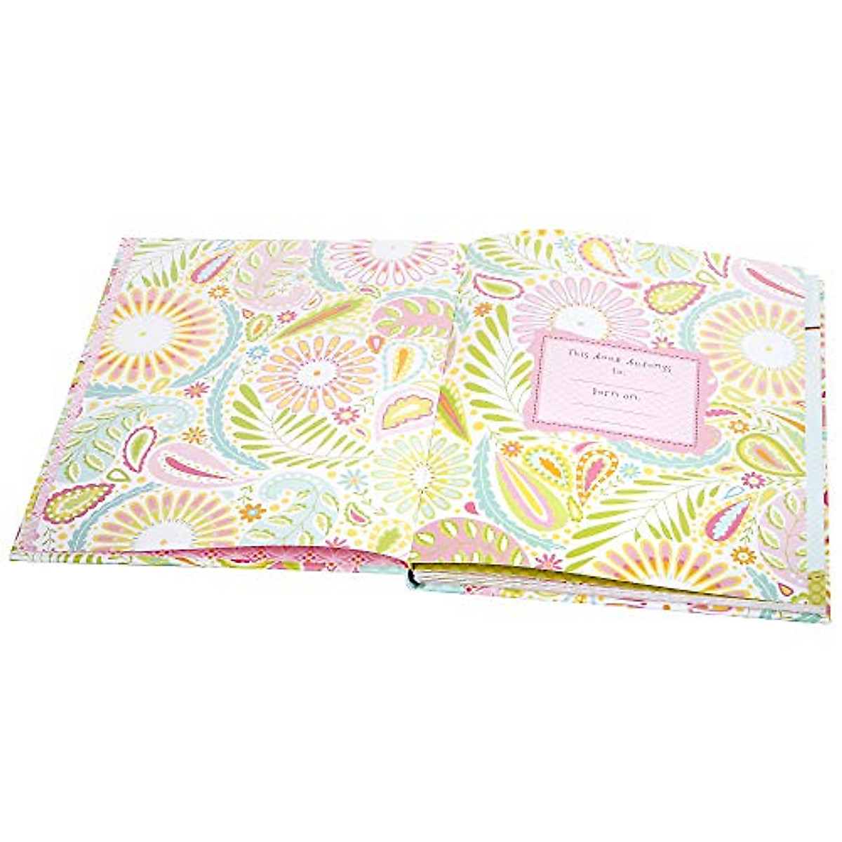 C.R. Gibson 'Sweet Baby' Pink Owl First Five Years Girl Memory Baby Book, 64pgs, 10'' W x 11.75'' H