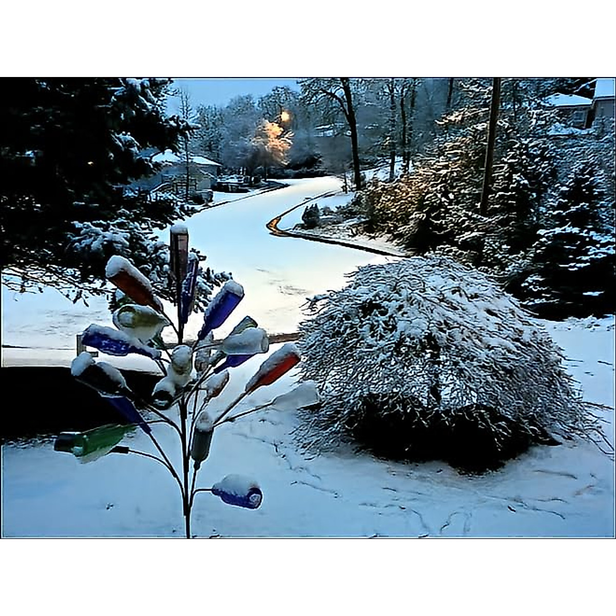 The Big Daddy Bottle Tree | Outside Yard Garden Decor | No Assembly Required | Displays 25 Bottles | 5 ft (60") Tall | Heavy Duty Welded Solid Raw Steel | Unpainted | Made in Mississippi USA