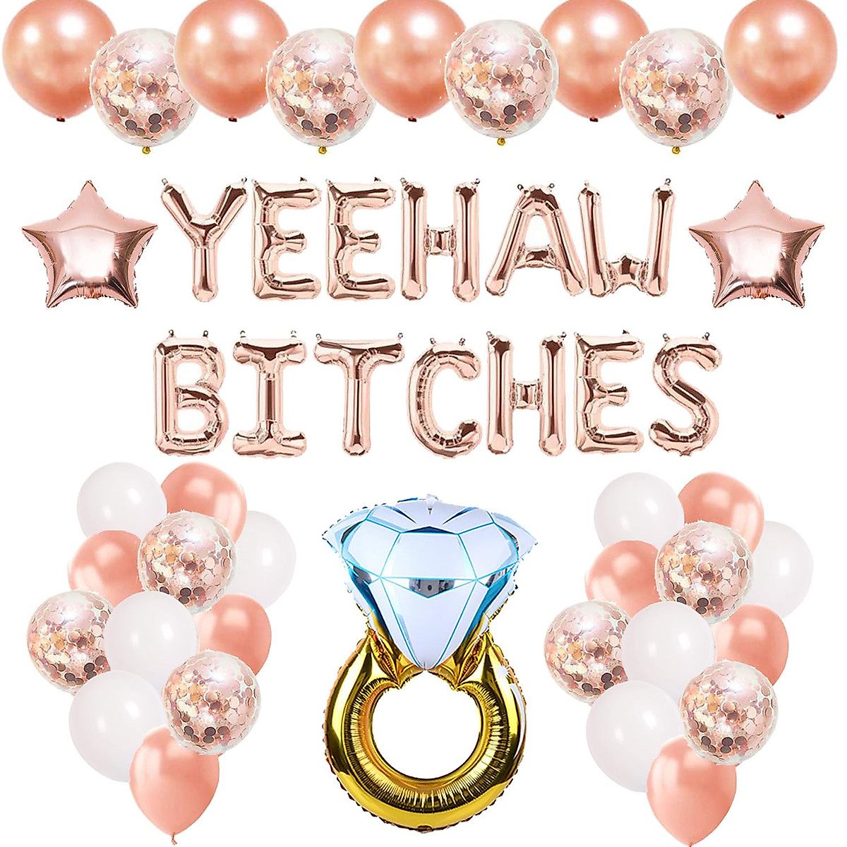 Yeehaw Bitches, Cowgirl Bachelorette Party Decorations, Nashville Bachelorette Party Decorations, Yeehaw Bridal Shower Decorations, Western Country Wild West Themed Nash Bash Bride to Be Hen Party