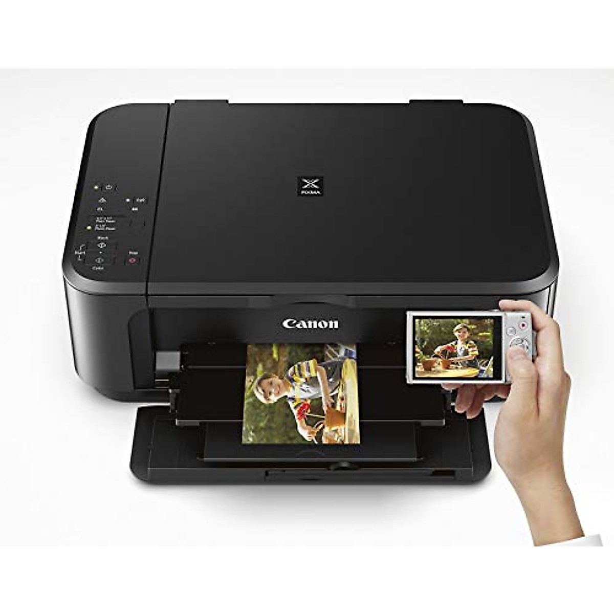 Canon PIXMA MG3620 Wireless All-In-One Color Inkjet Printer with Mobile and Tablet Printing, Black (Renewed)
