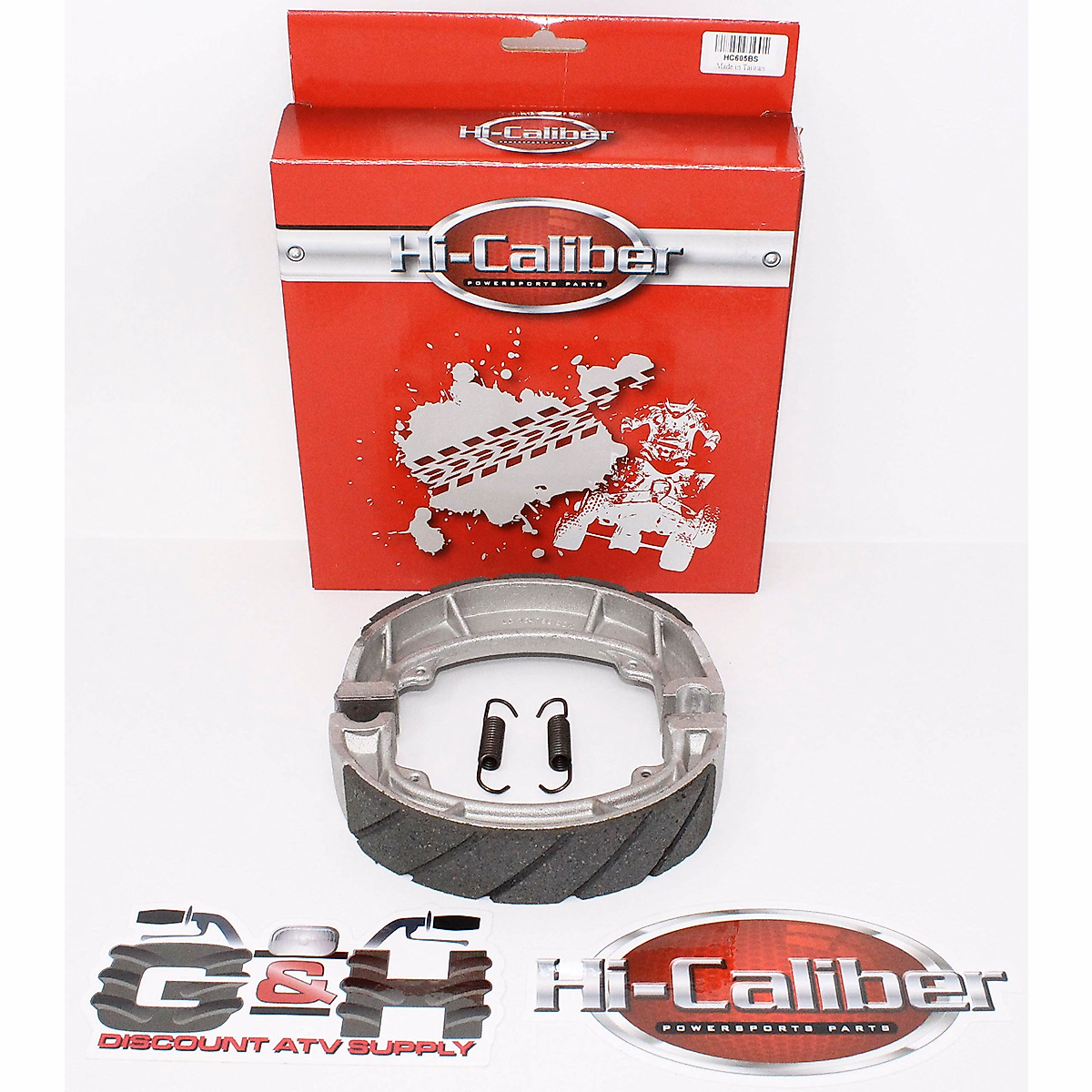 QUALITY WATER GROOVED REAR BRAKE SHOES & SPRINGS for all the Suzuki ALT 185 125 Three-wheelers & LT 185 125 Quadrunner Four-wheelers