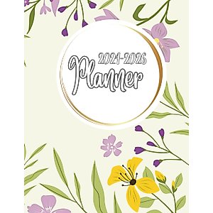 2024-2026 Monthly Planner: 3 Year Calendar Large Size 8.5x11 inches | 36 Months Jan 2024 - Dec 2026 with Federal Holidays | Monthly Design ( Calendar 2024-2026 for Purse)