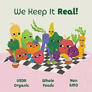 Sprout Organic Baby Food, Stage 2 Pouches, Fruit & Veggie Blend, Carrot Apple Mango, 3.5 Oz Purees (Pack of 12)