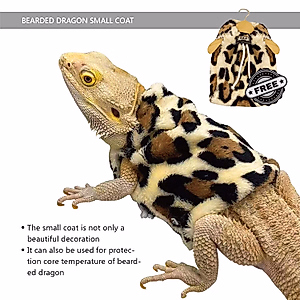 Bearded Dragon Leash, Harness & Leopard Bag - Adjustable with Wings, for Reptile Outdoor Accessories