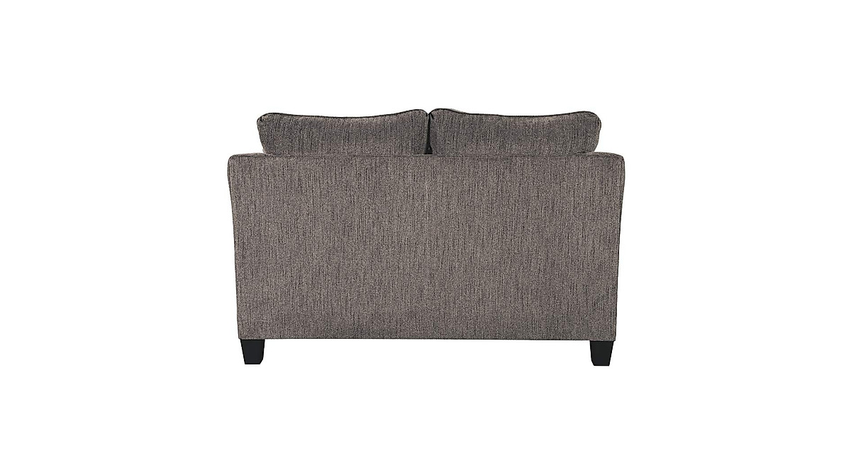 Stylish Ashly Nemoli Chenille Loveseat in Gray