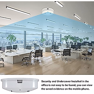 Hidden Camera Smoke Detector WiFi Spy Camera Hidden Cameras HD 1080P Wireless Small Nanny Cam with Night Vision and Motion Detection for Home Surveillance Security Cameras Indoor Wireless