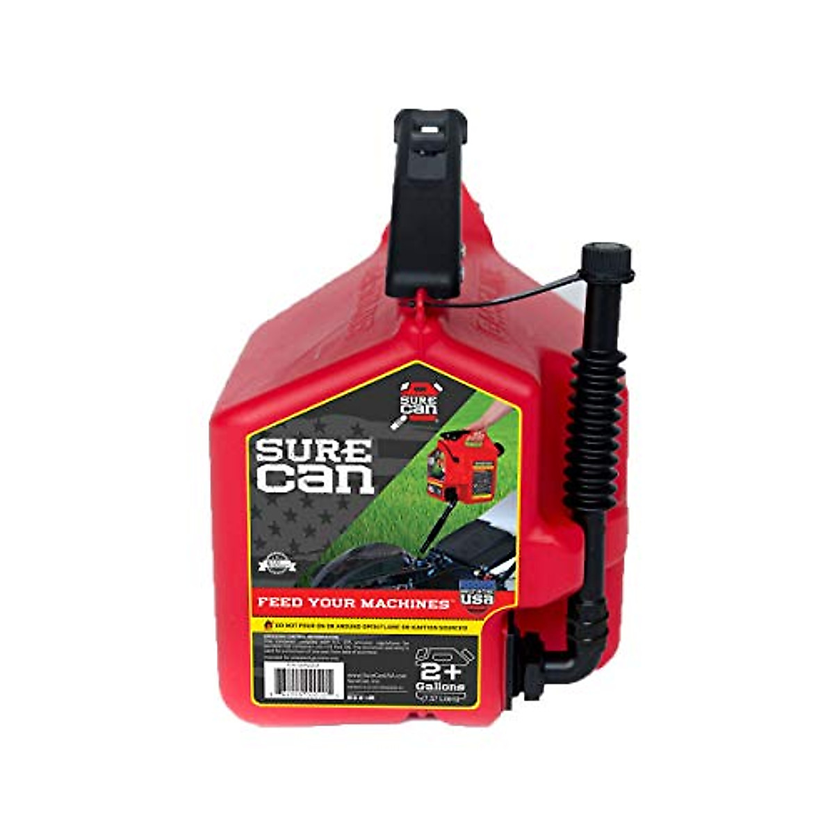 Surecan CRSUR22G1 Gasoline CAN, 2.2 Gallon, Red