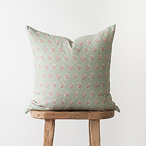 Woven Nook - Modern & Luxurious Decorative Boho Throw Pillow Covers - Durable Quality & Machine Washable - 100% Cotton Canvas - Wells Set - 4 Pack (18x18)