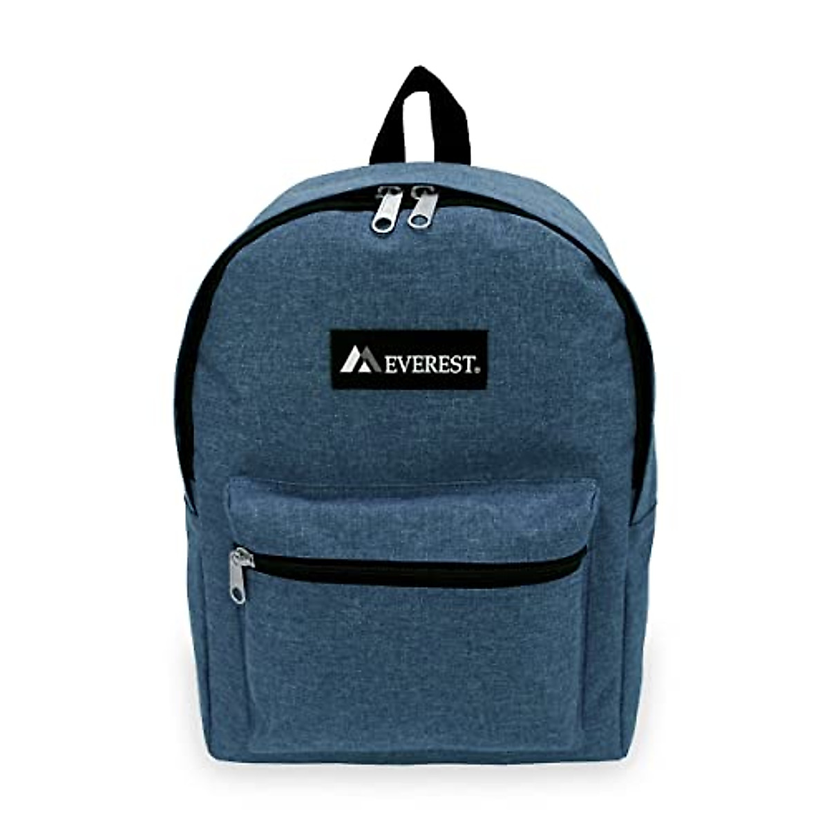 Everest Unisex-Adult's Basic Denim Backpack, Dark Navy, One Size