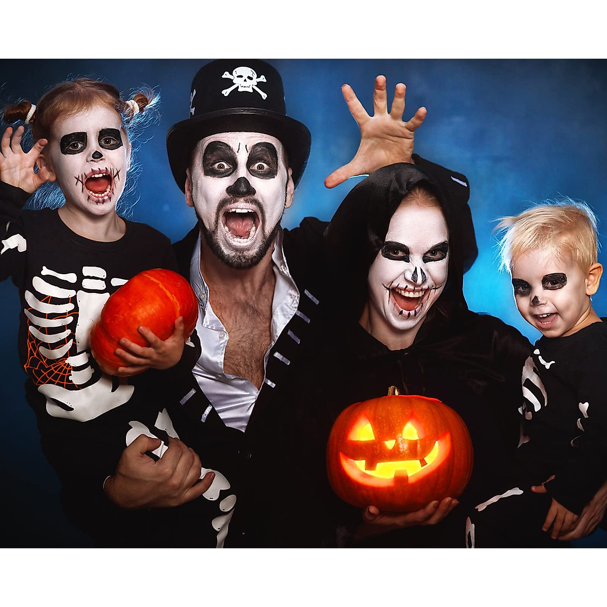 COVACURE Face Paint Kit for Kids - 22 Vibrant colors and 160-piece Kit for Face Painting, Non-Toxic & Hypoallergenic Face Painting Kit for Halloween Makeup, Cosplay, Carnivals and Stage Performance