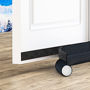 Door Draft Stopper, Draft Stoppers for Bottom of Door, Adjustable Door Sweep Noise Blocker 36inch, Sound Proof for Interior Exterior Doors