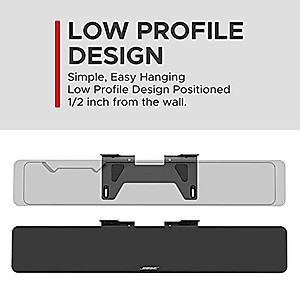 TV Speaker Wall Mount Kit Compatible with Bose TV Speaker Complete with All Mounting Hardware, Designed in The UK by Soundbass
