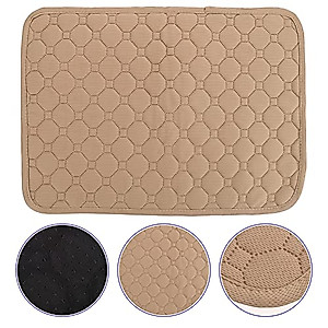 iplusmile Rabbit Household Super Diapers Pad Sleep Bunny Khaki Toilet Animals Guinea Accessory Cushion Cage for Liners Hamster Slip Cm Reusable Chinchilla Pet Pee Accessories