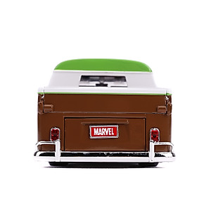 Marvel Guardians of The Galaxy 1:24 Volkswagen Bus Die-Cast Car & 2.75" Groot Figure, Toys for Kids and Adults