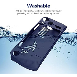ASUS ROG Ally Silicone Protective Case - Anti Slip, Anti Finger Print, Enhanced Grip Control - Navy