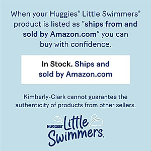 Huggies Little Swimmers Disposable Swim Diapers, Size 4 - Medium (22-37 lbs), 36 Ct (2 packs of 18), Packaging May Vary
