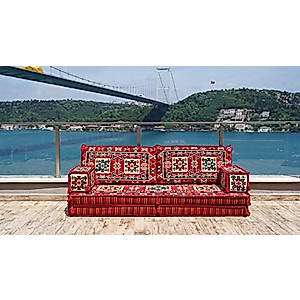 8" Thickness Meditation Yoga Mat, Loveseat Sofa, Healing Room Floor Cushion, Pallet Sofa, Floor Couch, Sectional Sofa, Arabic Majilis, Arabic Jalsa, Sofa Covers