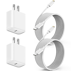 Fast Charger iPhone Cord,Long iPhone Charging Cable [Apple MFi Certified]2Pack PD USB Type C Apple Charger Fast Charging 6FT Apple Cord Lightning Cable for iPhone 14/13/12/11 Pro Max/XR/XS/SE2022/iPad
