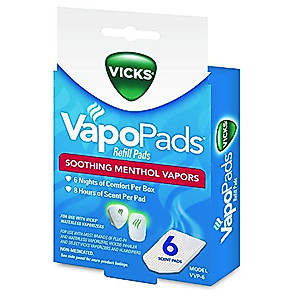 Vicks Soothing Vapors Replacement Pads, White